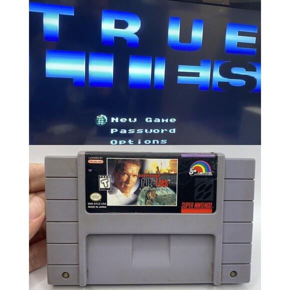 Video Games & Consoles | True Lies Super Nintendo Snes Cartridge Only ...